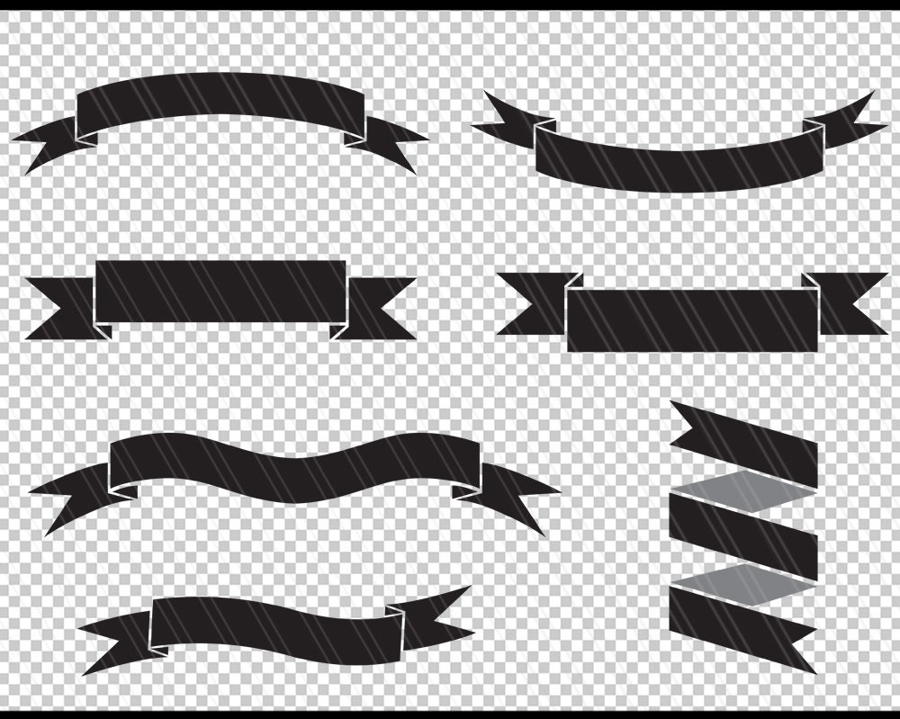 Banners Svg Ribbon Svg Banner Clipart Label Cricut - Etsy