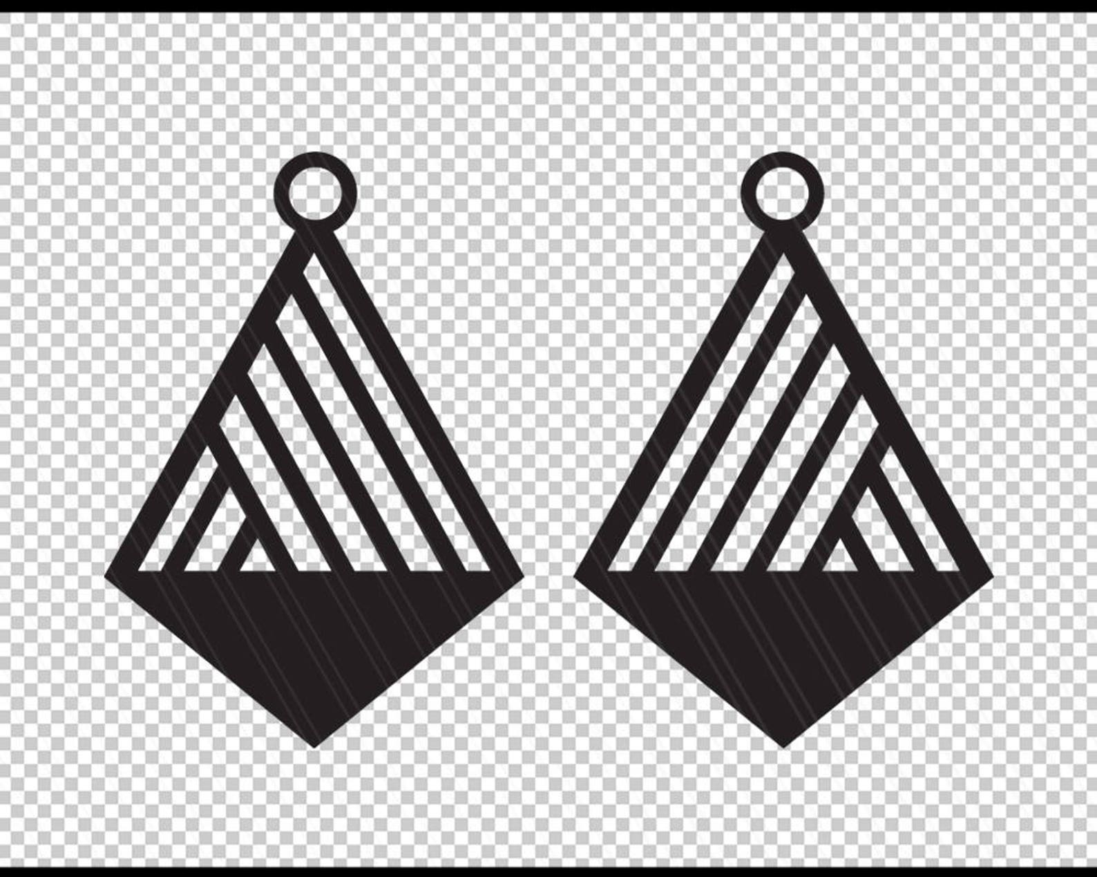 Earrings svg Jewelry svg dxf cut filesleather jewelry | Etsy
