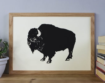 Animal screen print | Etsy