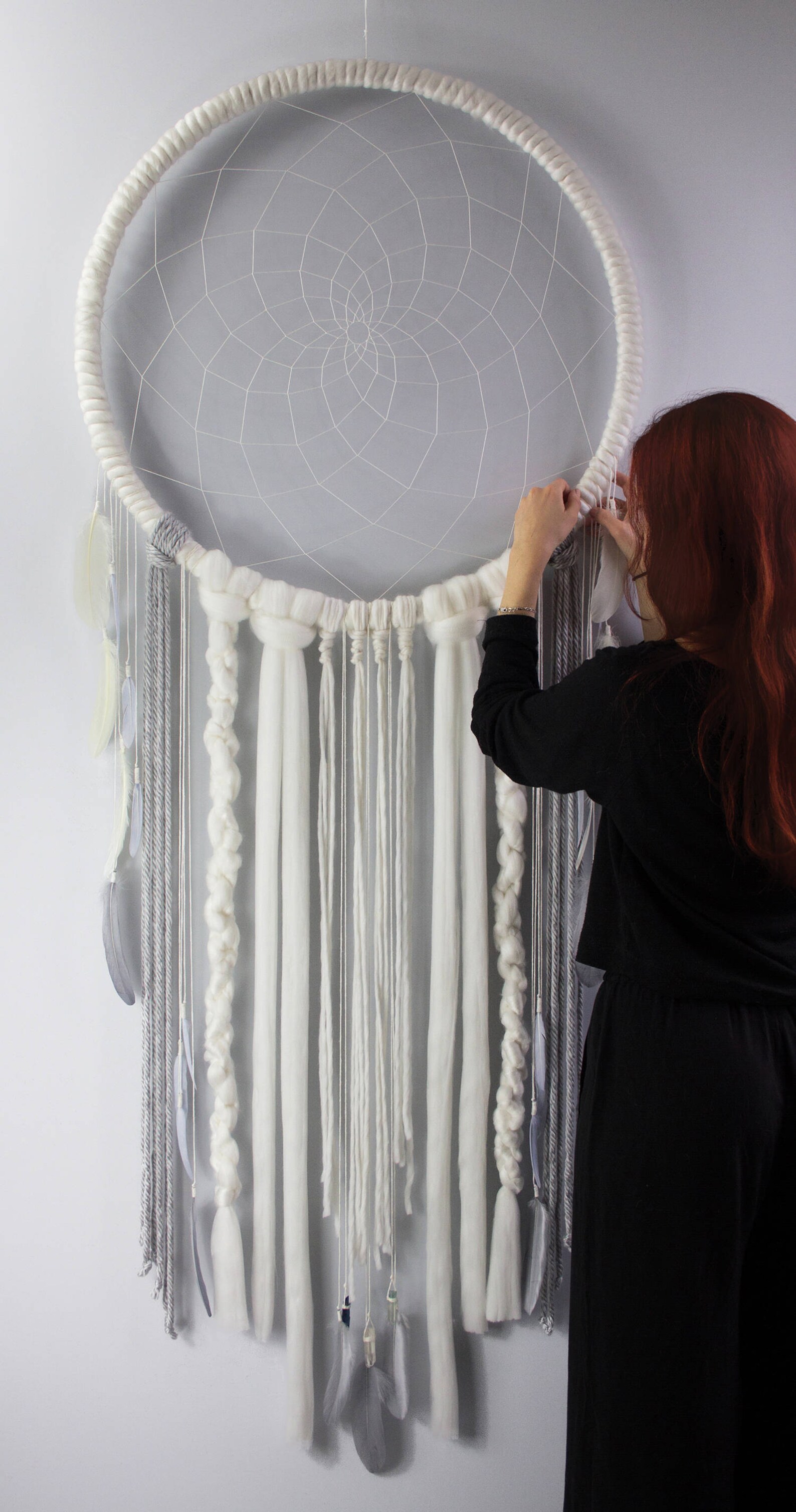 Infinity Boho Giant Dream Catcher Extra Large Dream Catcher - Etsy