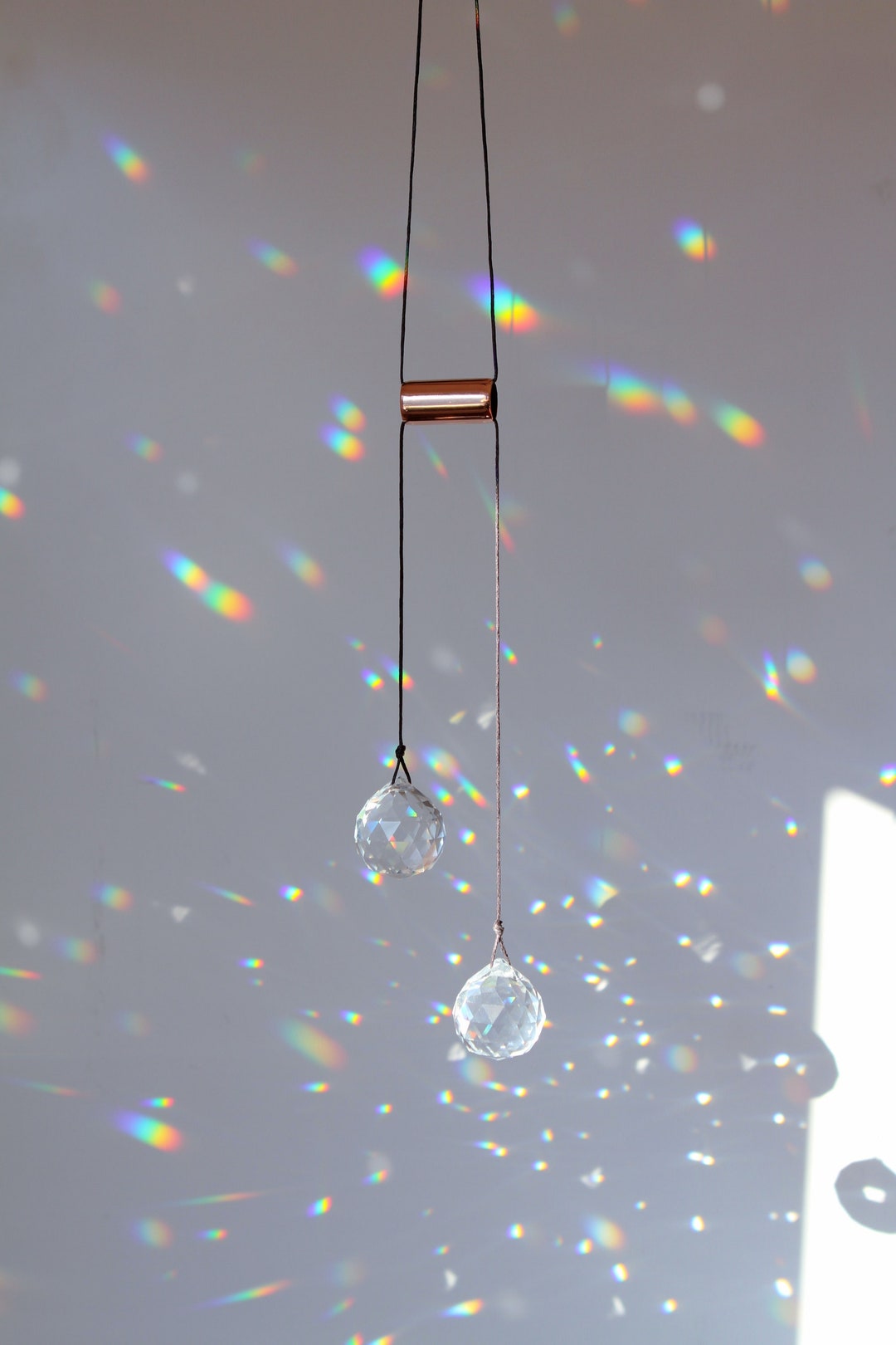 Suncatcher Crystal Ball Glass for Windows - Crystal Mobile Prism ...