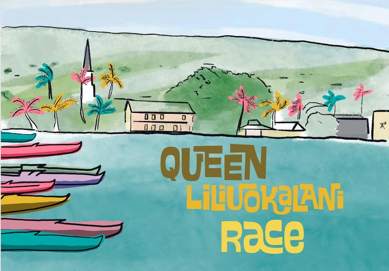 X2 Posters Queen Lili'uokalani Canoe Race - Etsy
