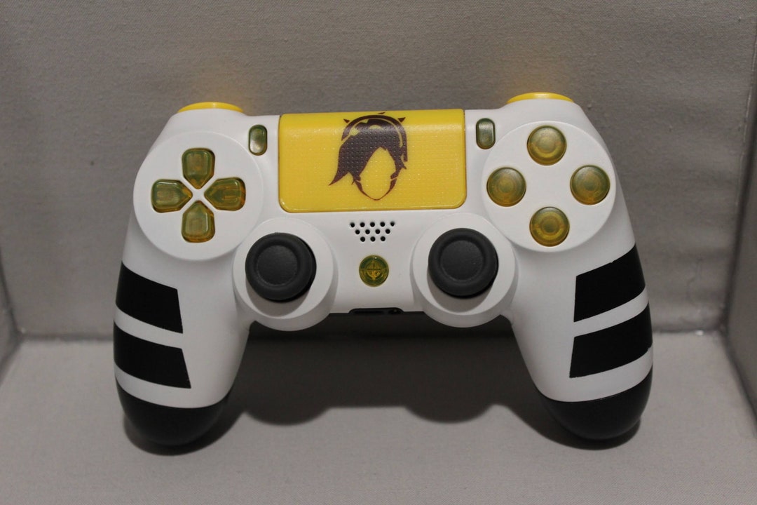 Overwatch Mercy Inspired Controller Made to Order Black White Yellow ...