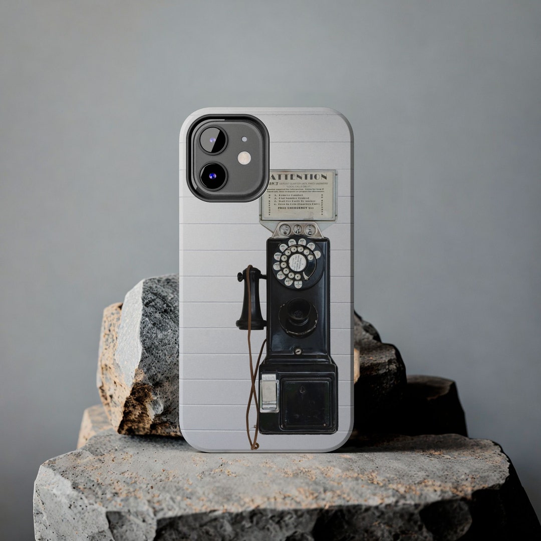 Antique Payphone Cell Cover- Retro Phone Cover, Protective Smartphone ...