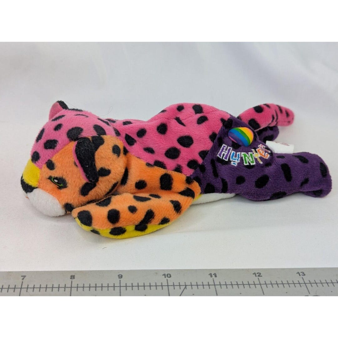 Stuffins Lisa Frank Hunter Leopard Plush 8 Inch 1998 Stuffed Animal Toy ...