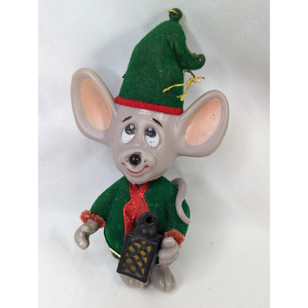 Merry Mice Mouse Christmas Ornament 5 Inch Elf Hong Kong - Etsy
