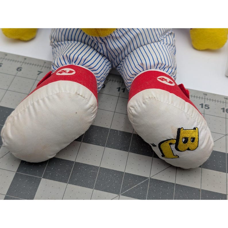 Playskool BJ Barney Friends Talk N Dress Plush 1994 Stuffed Dinosaur ...