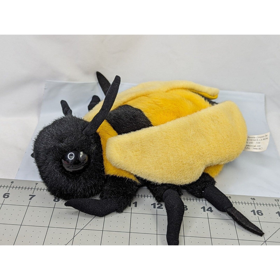 Bumble Bee Plush Sounds 9 Inch Black Yellow 1999 My Favorite Company ...