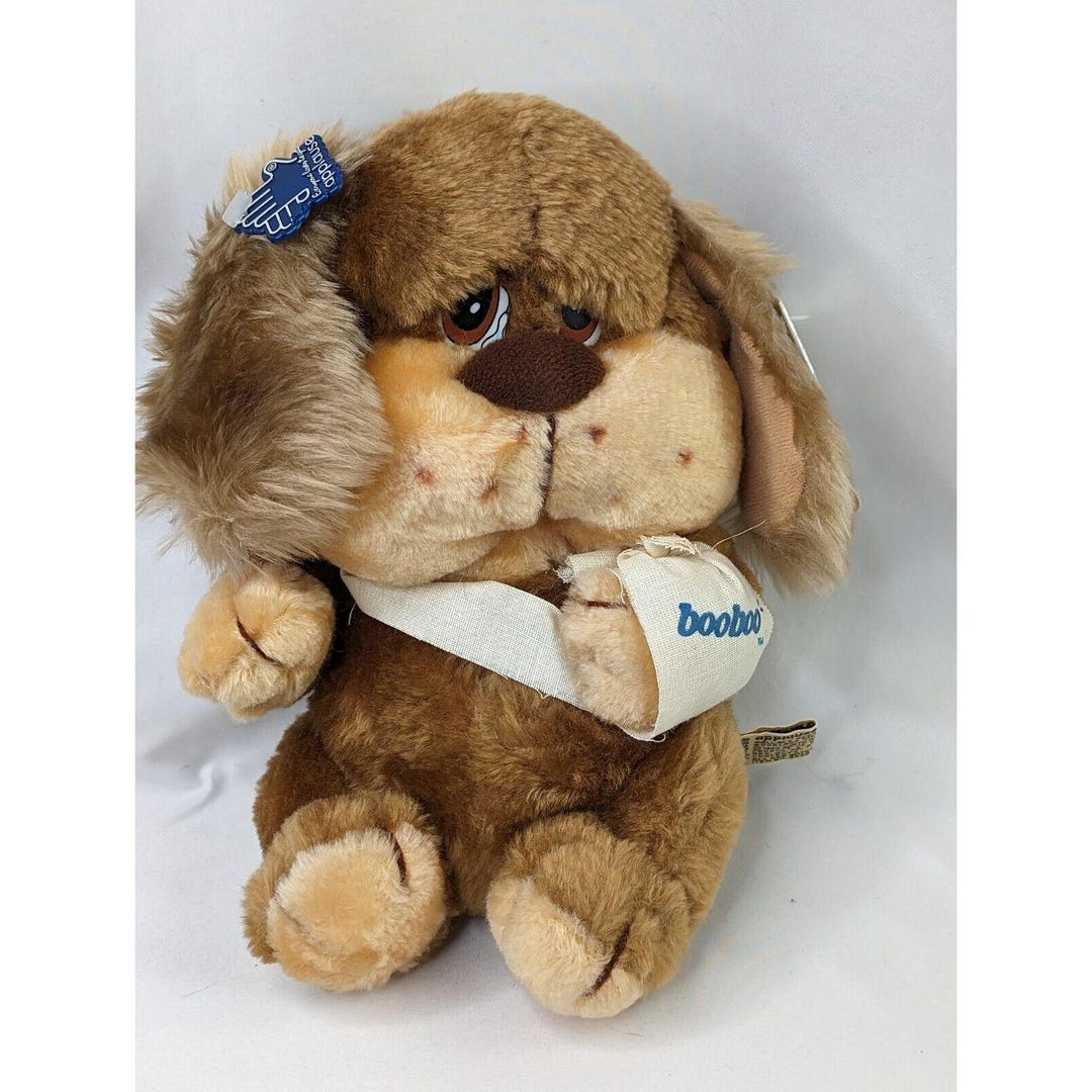 Applause Boo Boo Dog Plush Brown 9 Inch Puppy 1983 Stuffed Animal Toy ...