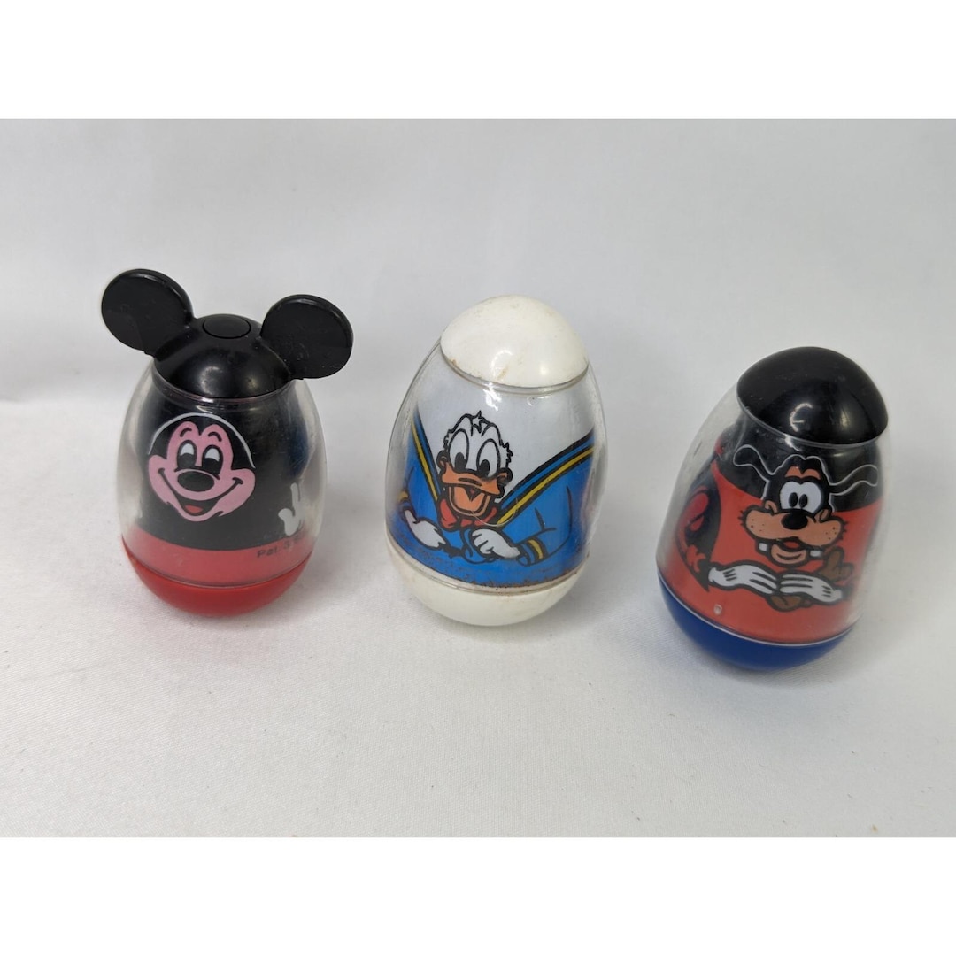 Hasbro Weebles Magic Kingdom Castle Figure Lot Donald Duck Goofy ...