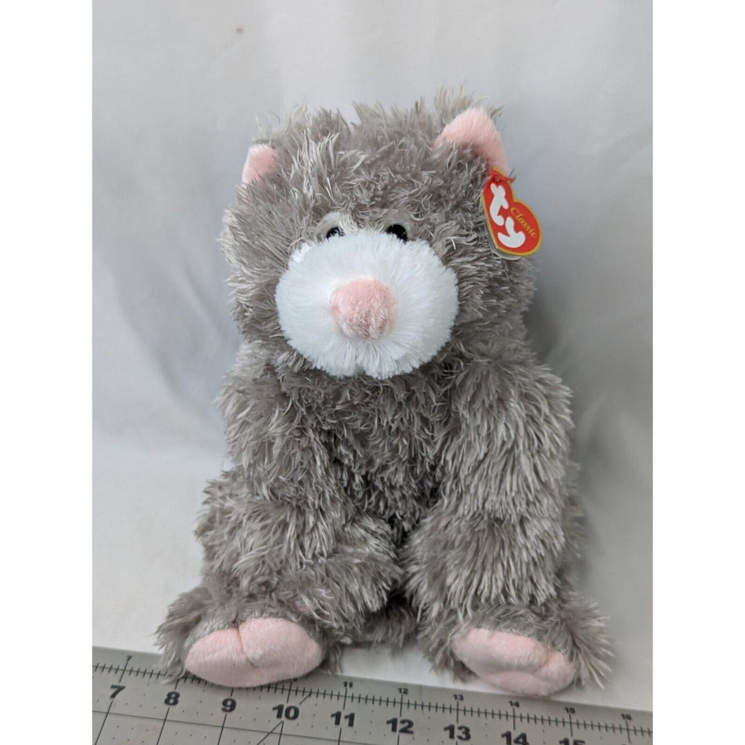 Ty Classic Caboodle Gray Cat Plush 9 Inch 2005 Stuffed Animal Toy - Etsy