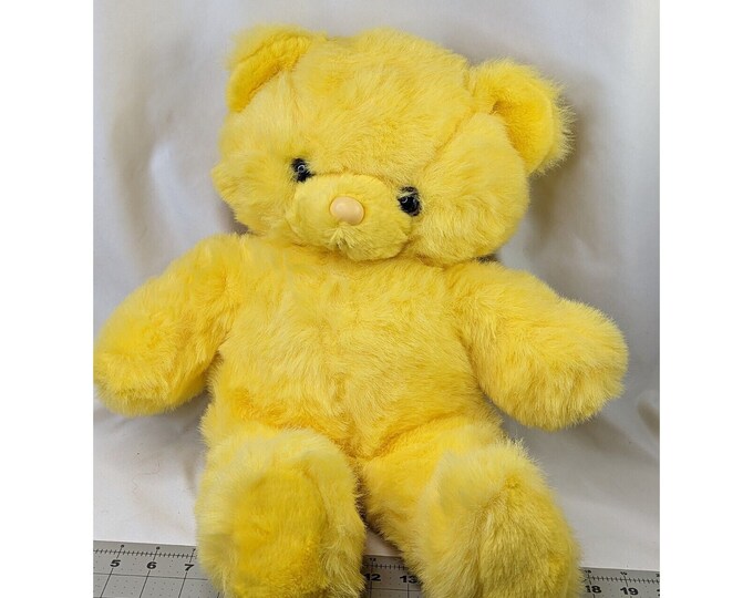 Sunshine Yellow Teddy Bear - Etsy