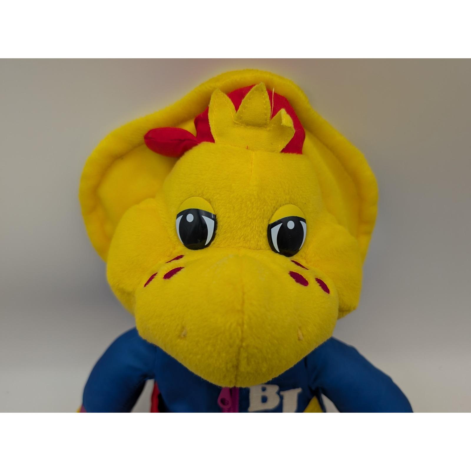 Playskool BJ Barney Friends Talk N Dress Plush 1994 Stuffed Dinosaur ...