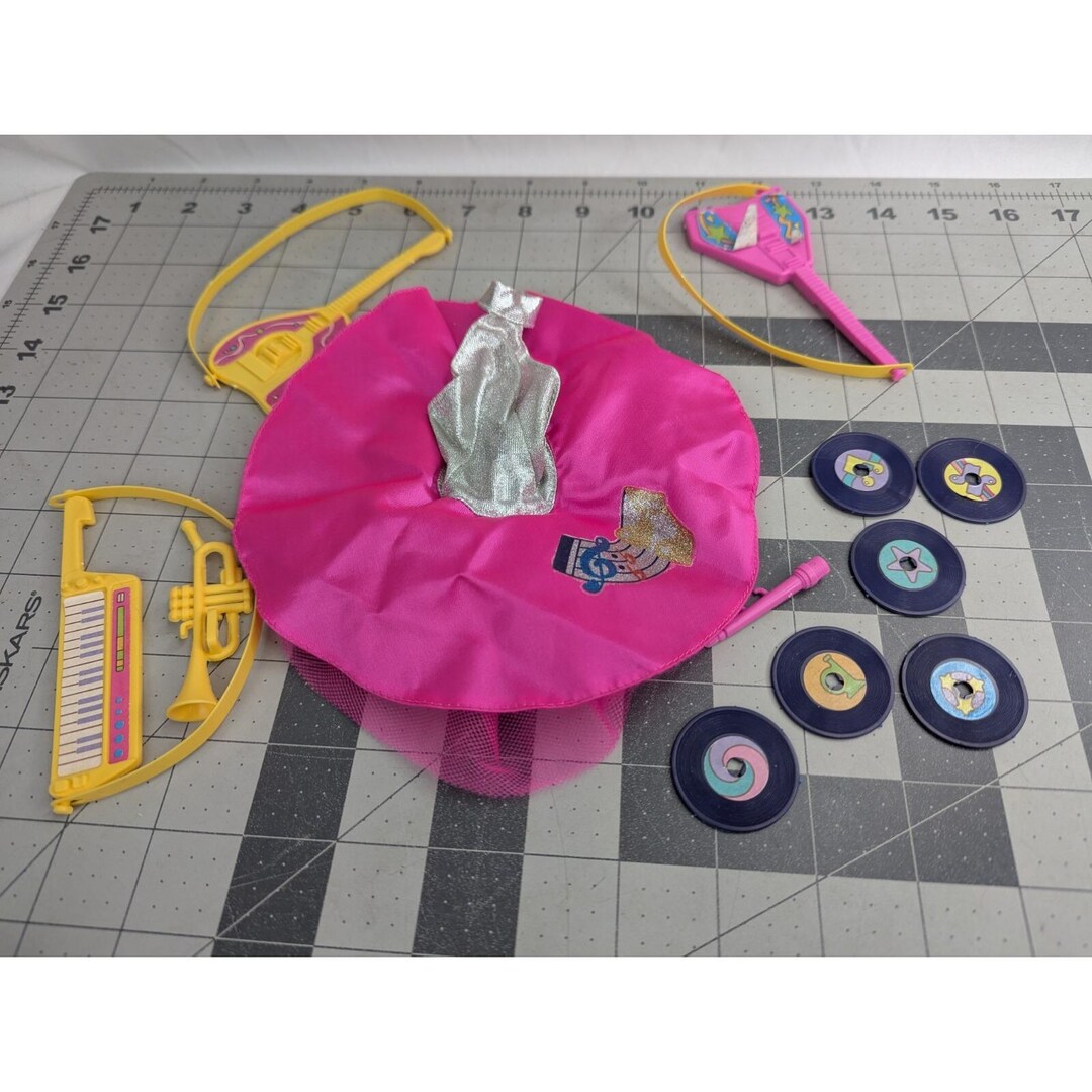 Barbie Sensations Dress Music Instruments Guitar Jukebox Records Lot - Etsy