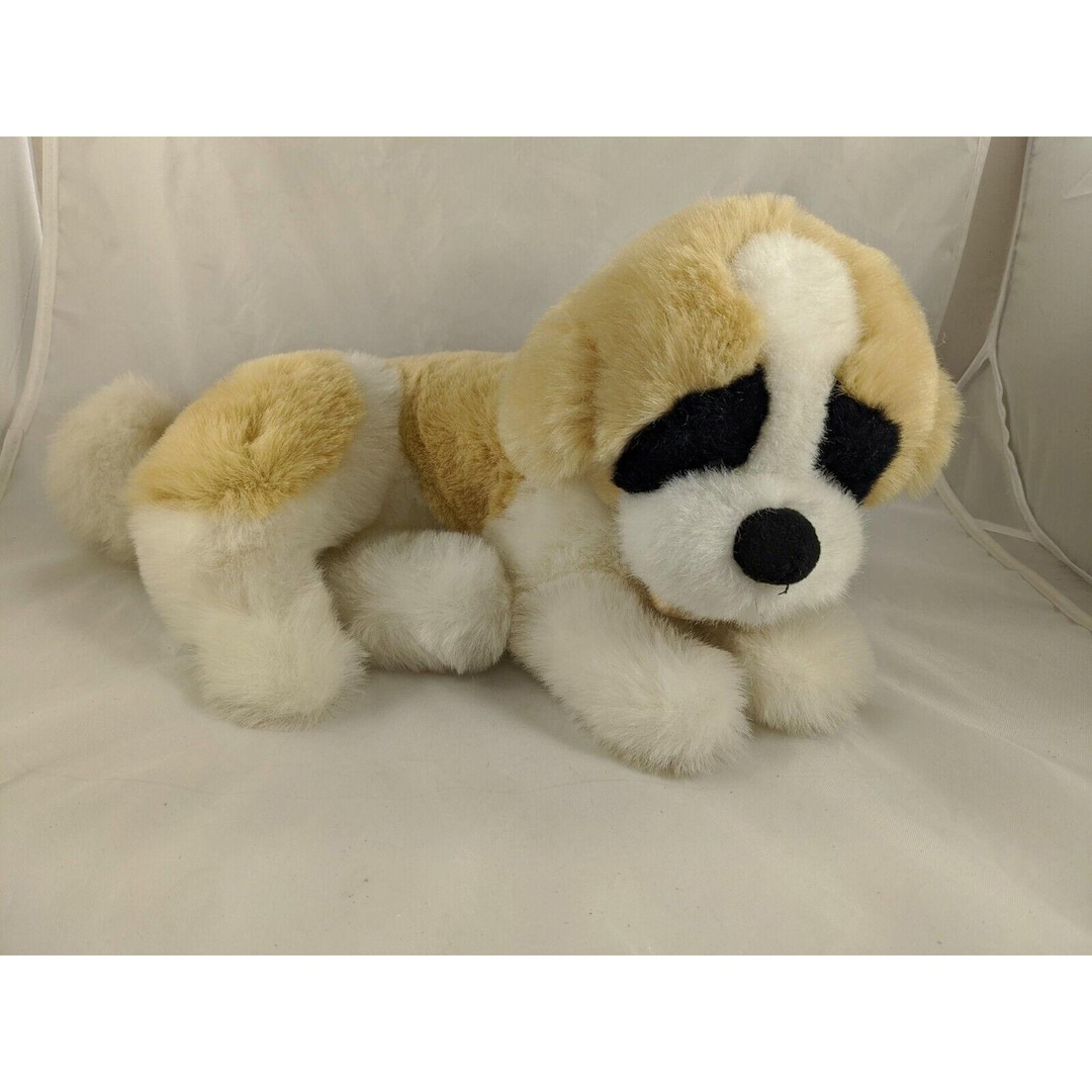 St Bernard Dog Puppy With Barrel Plush Appeal 12 Inch Stuffed Animal ...