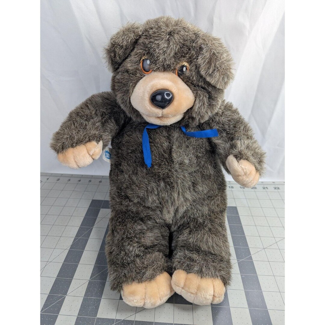Hasbro Softies Bingo Bear Plush Puppet WORKS 1986 Stuffed Animal Toy - Etsy