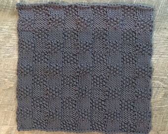 Knit Square Pattern - Etsy