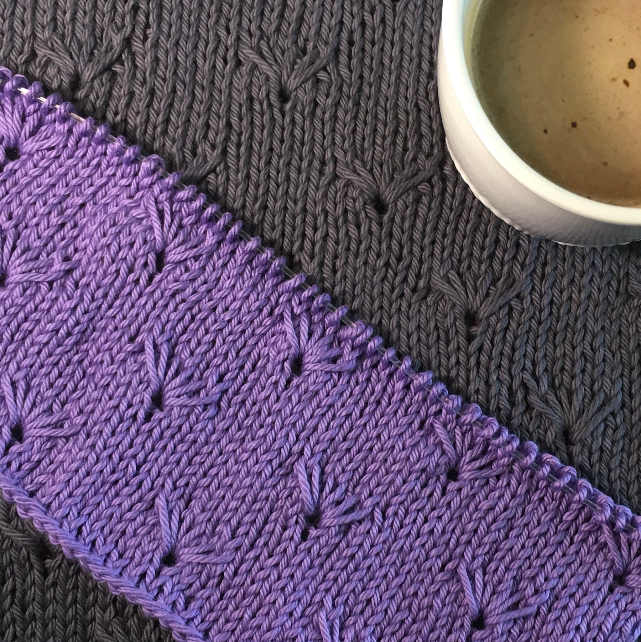 Knitted Square 4 Knit Square Pattern Sampler Blanket Square | Etsy