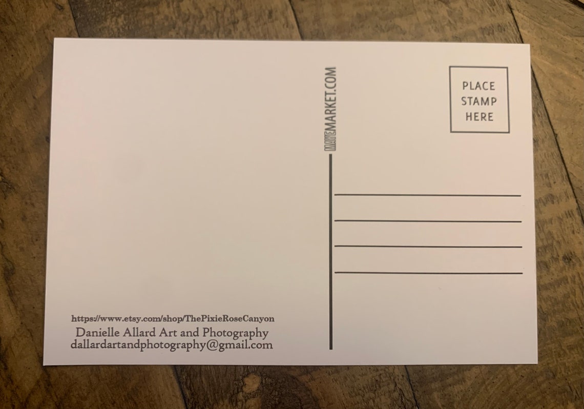 4 X 6 Postcard the Snow Tree - Etsy