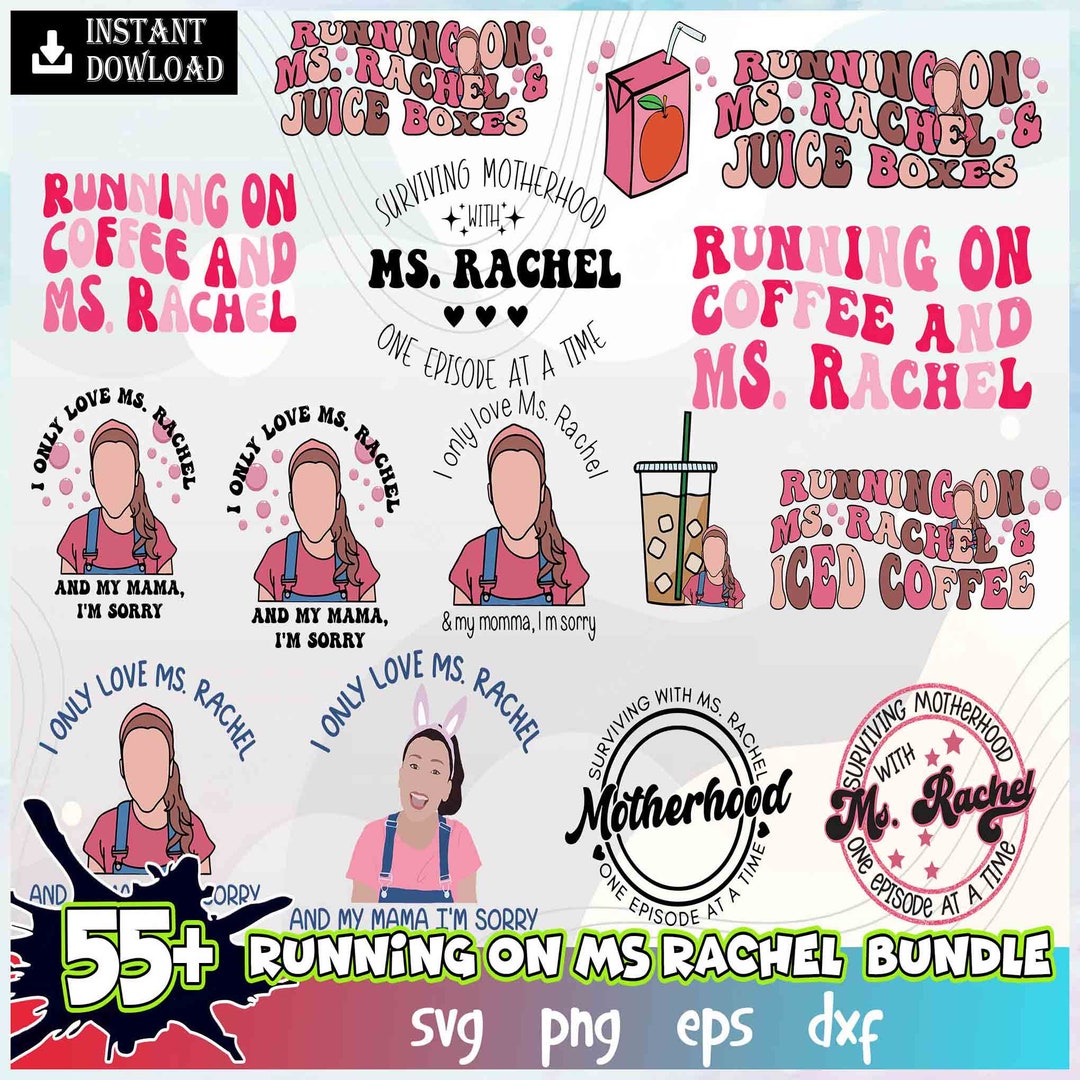 Ms Rachel Bundle Png, Ms Rachel Mama Shirt Designs, Toddler Shirt ...