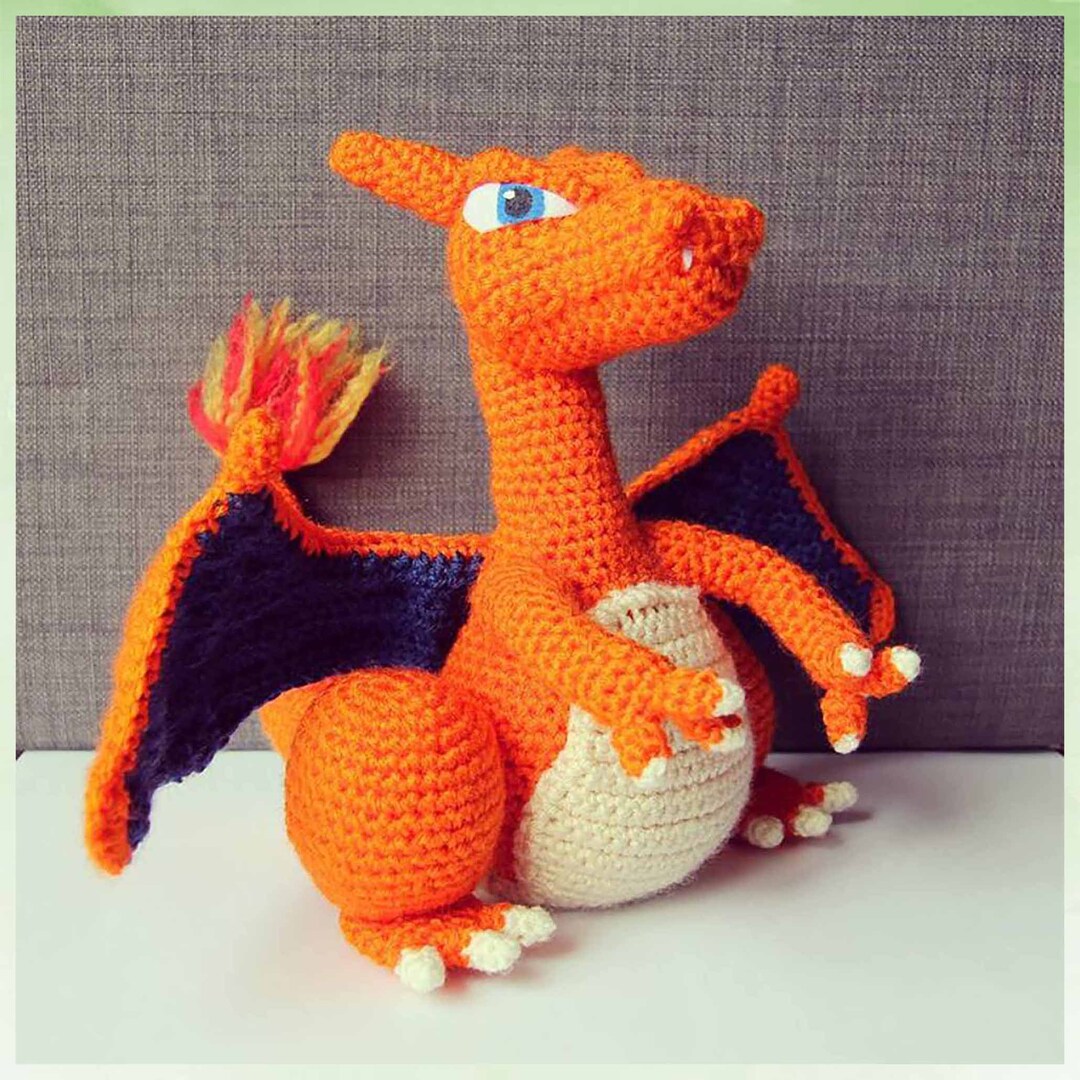Crochet Pattern Plush Dragon Amigurumi PDF File in ENG - Etsy