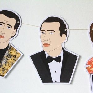 Printable Nicolas Cage Banner | Iconic Wall Art | Party Garland - Etsy