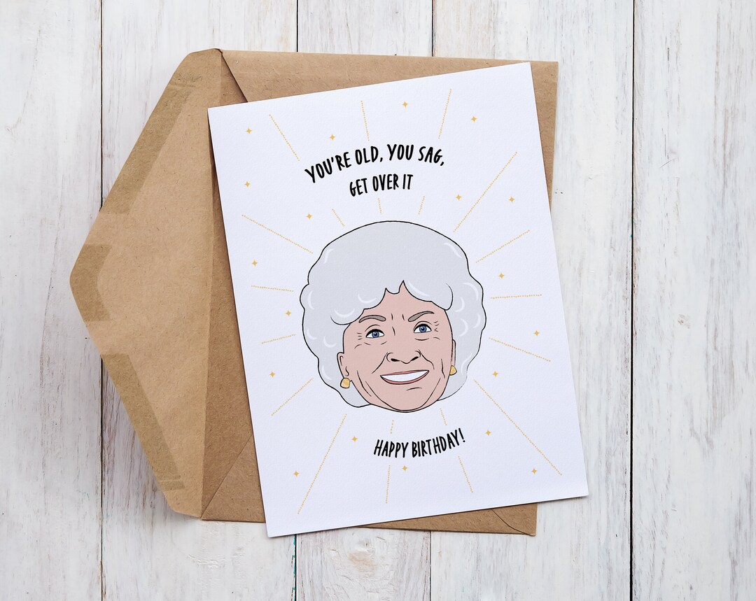 Golden Girls Sophia Printable Birthday Card | Last Minute Card | PDF ...