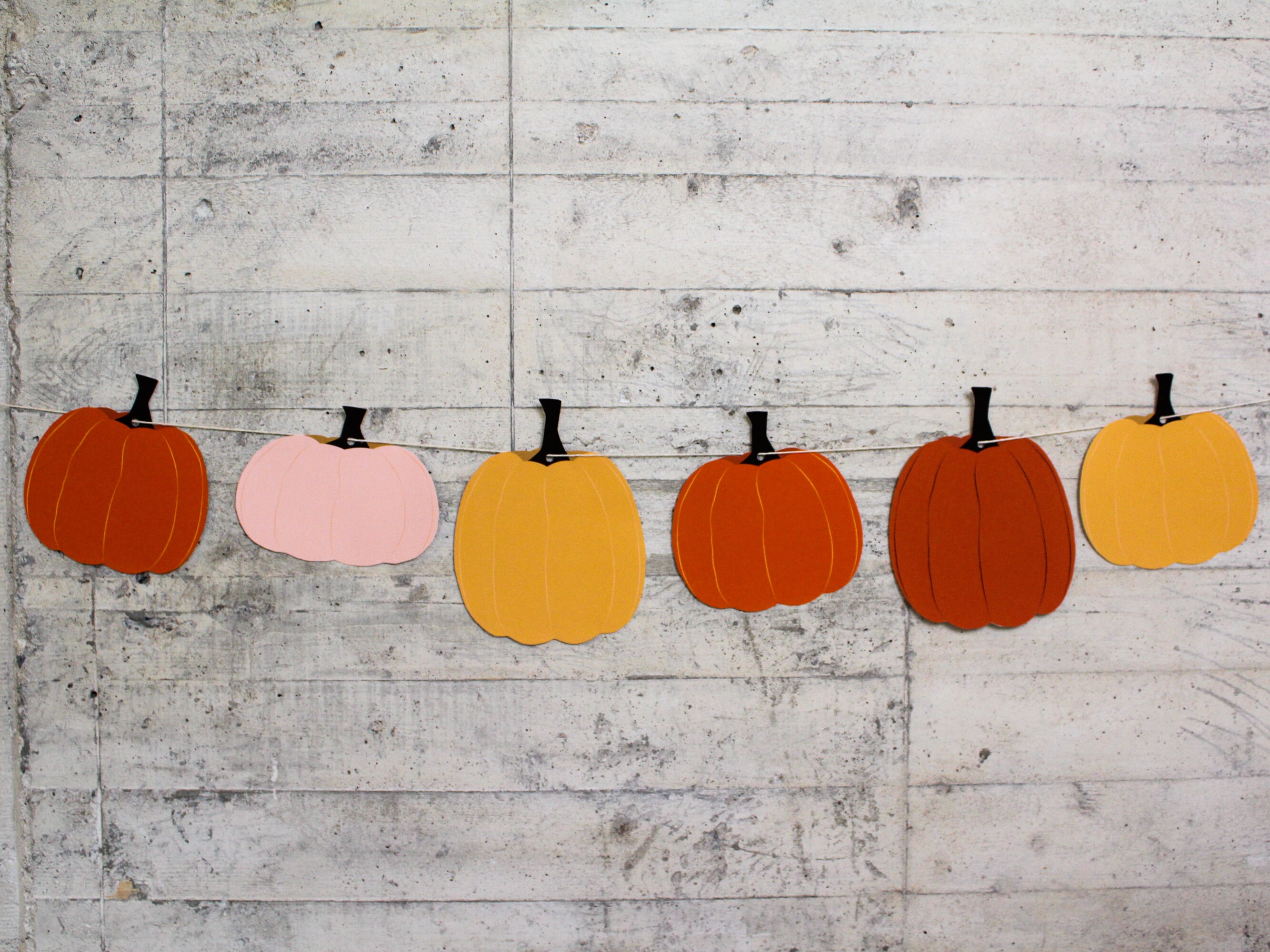 Printable Pumpkin Banner | Instant Download | DIY Autumn Decor - Etsy