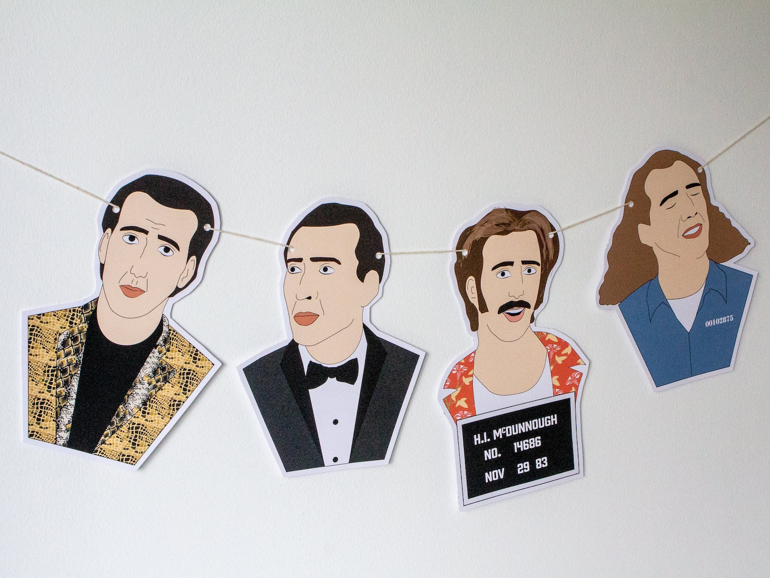 Printable Nicolas Cage Banner | Iconic Wall Art | Party Garland - Etsy