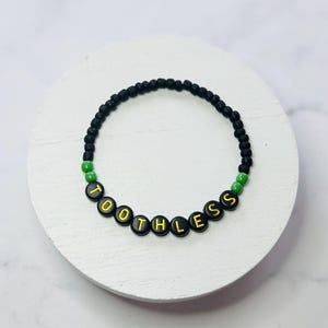 Toothless Bracelet | Lightfury Bracelet| Seed Bead Bracelet| How to ...