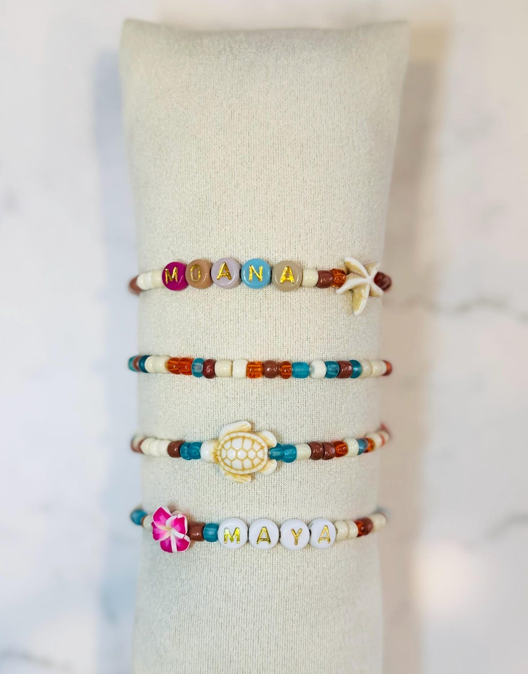 Moana Bracelet Sea Turtle Moana Friendship Bracelet Name Bracelet Seed ...