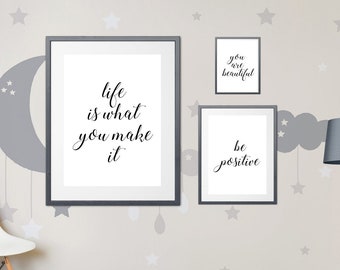You Are Beautiful Poster - Etsy
