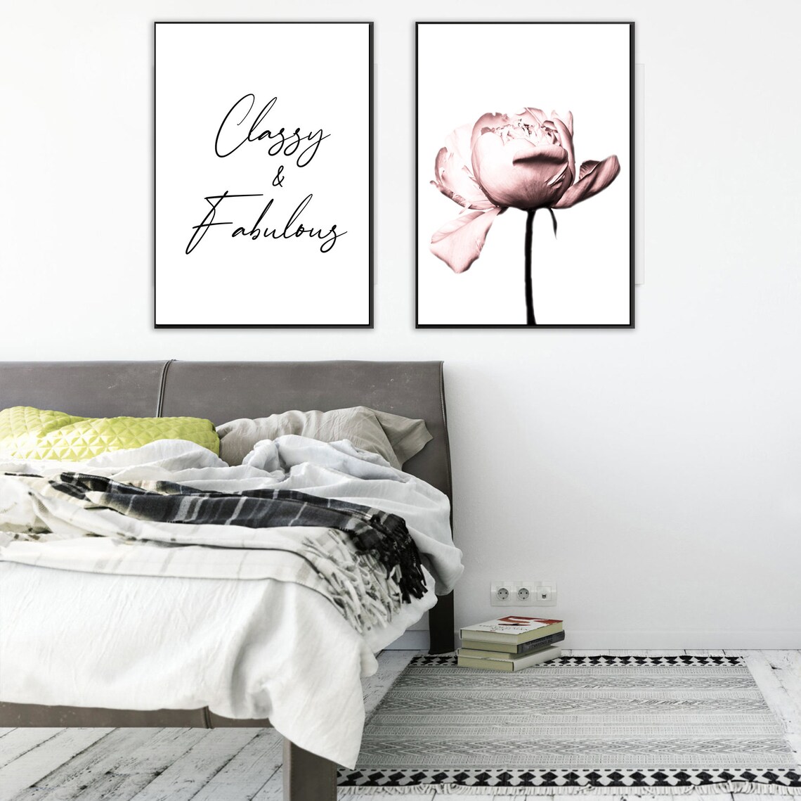 Classy and Fabulous Print Fashion Printable Art Peony Wall - Etsy Canada