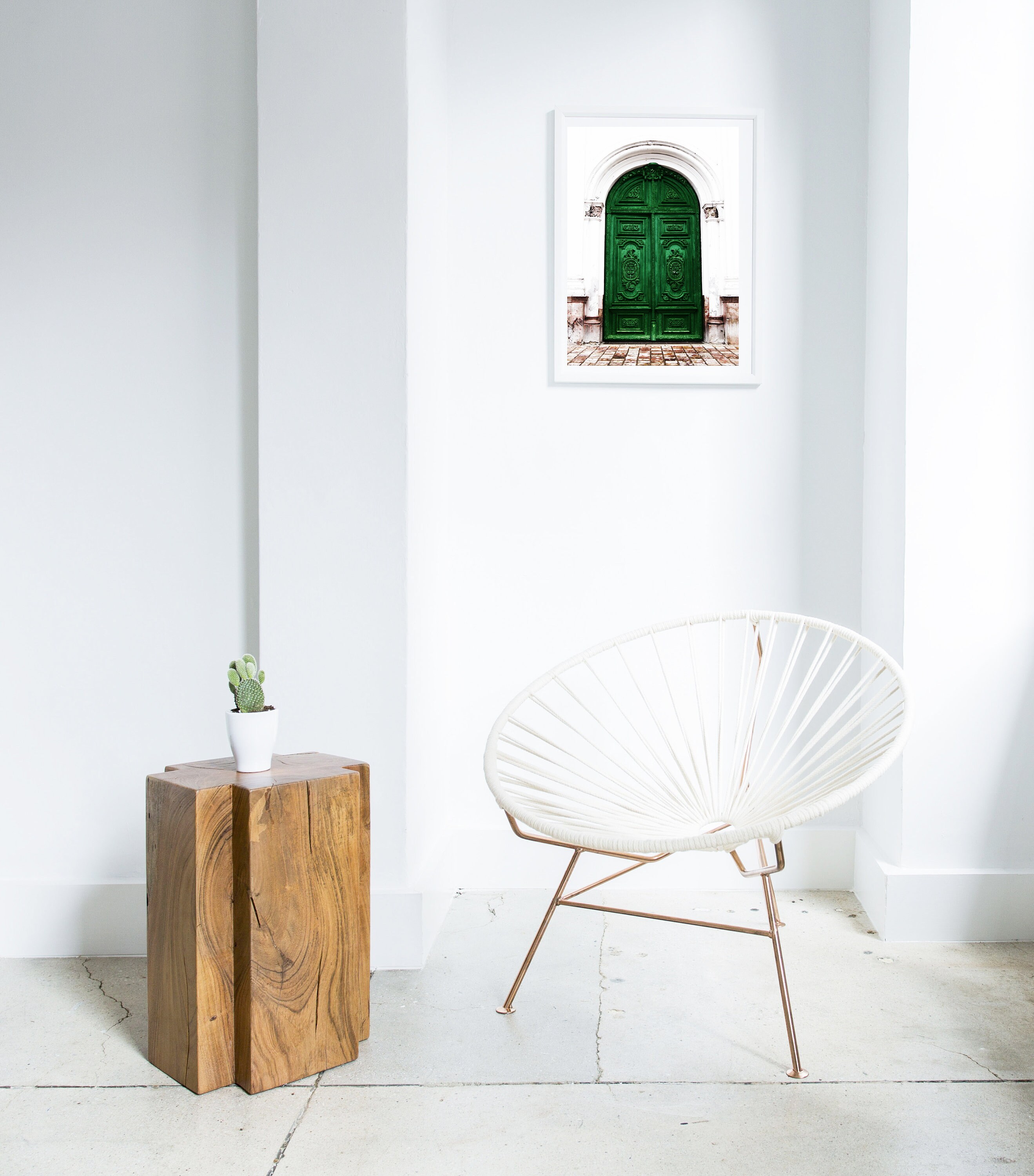 Green Door Print Architecture Wall Art Green Door Poster - Etsy Canada