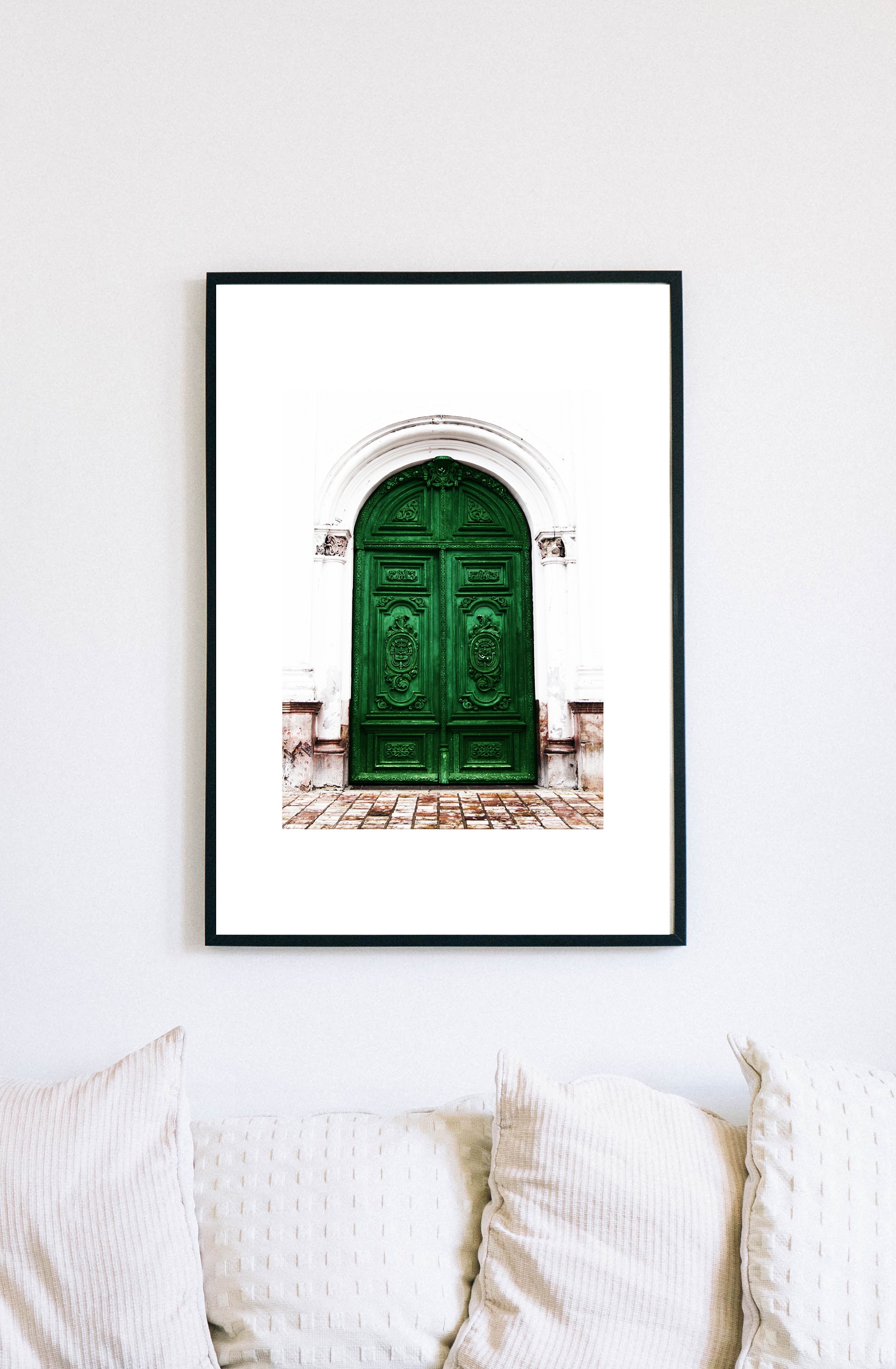 Green Door Print Architecture Wall Art Green Door Poster - Etsy Canada