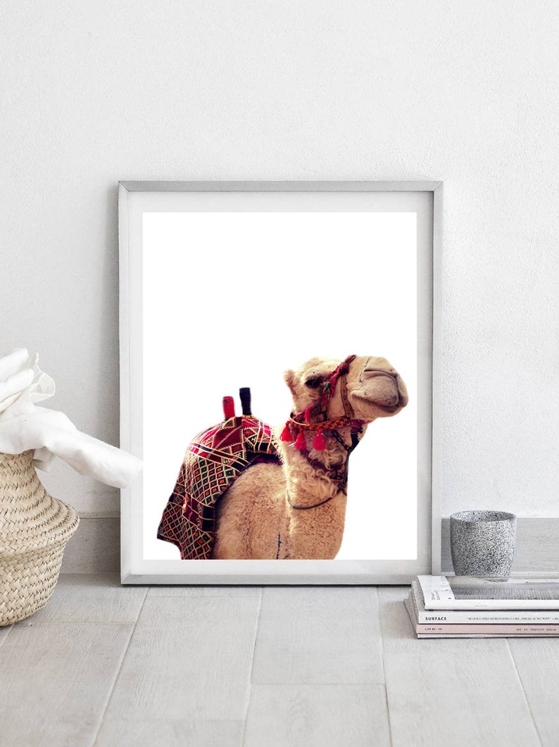Camel Print Desert Camel Printable Art Bohemian Wall Art - Etsy