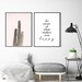Set of 2, Cactus Print, Quote Wall Art, Desert Cactus Printable Art, Do ...