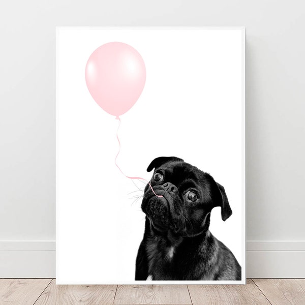 Pug Print - Etsy