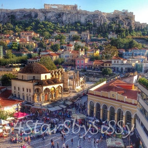 Athens Photography Greece print Acropolis Parthenon Wall | Etsy