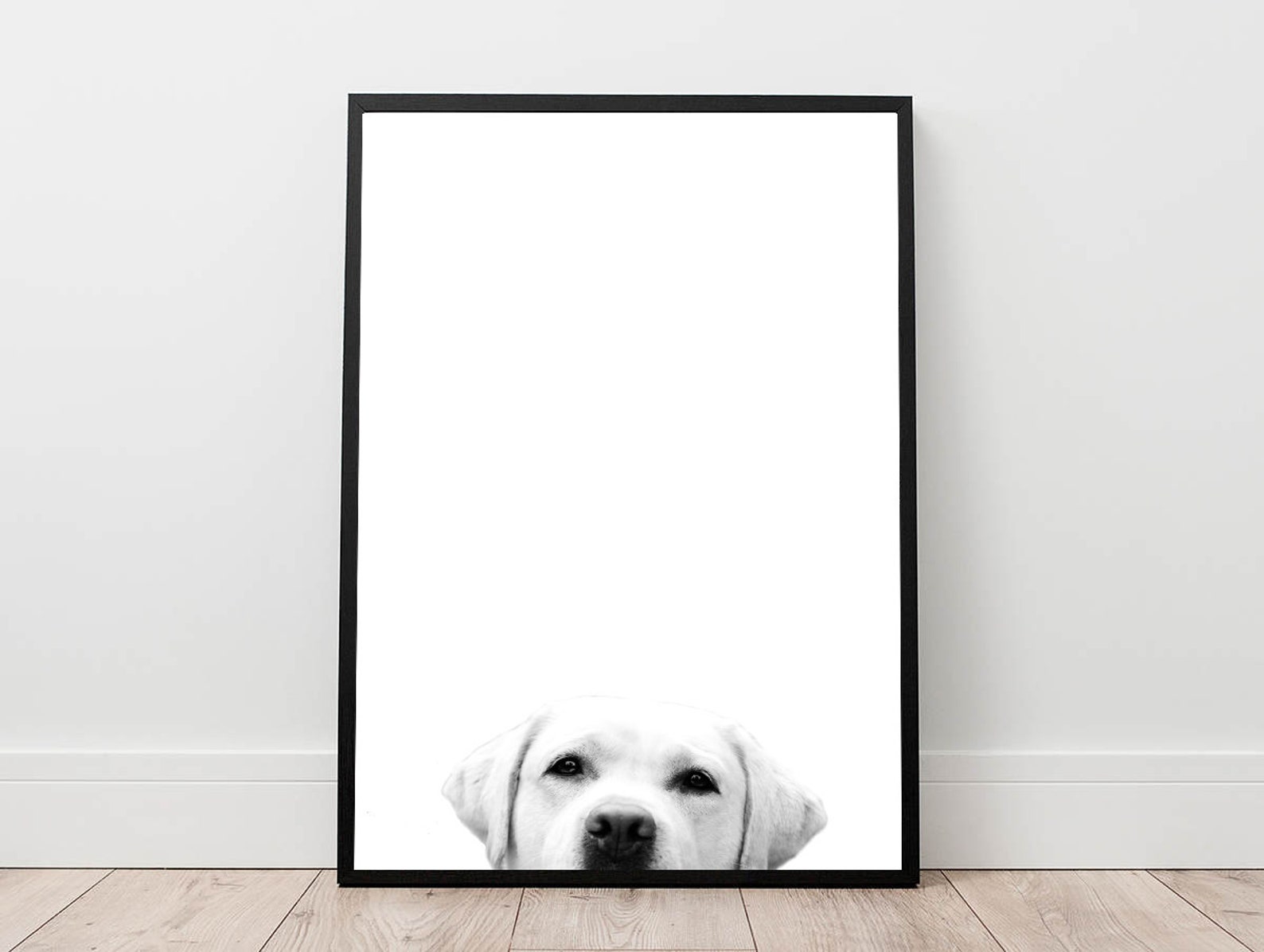 Dog Print Labrador Wall Art Picaboo Animal Poster Minimal - Etsy Canada