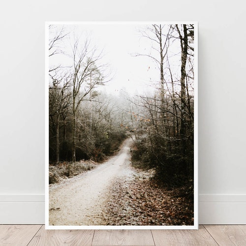 Forest Path Print Nature Printable Art Forest Wall Art | Etsy Canada