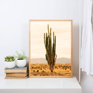 Desert Cactus Print, Printable Wall Art, Home Decor, Desert Print ...