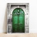 Emerald Green Door Photography Print, Architecture Wall Art (digital ...
