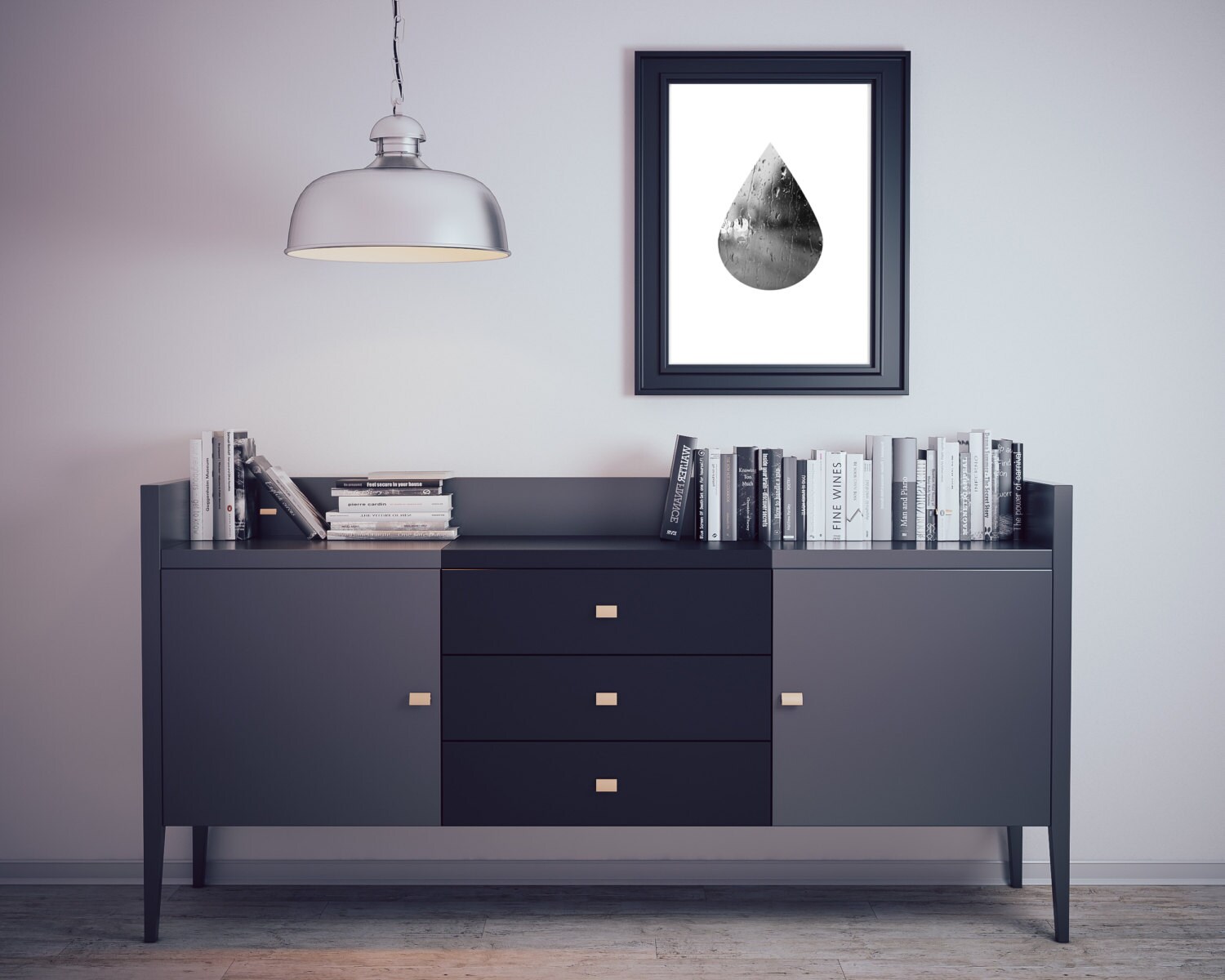 Rain Drop Print Drop Wall Art Rain Drop Minimal Decor Home - Etsy