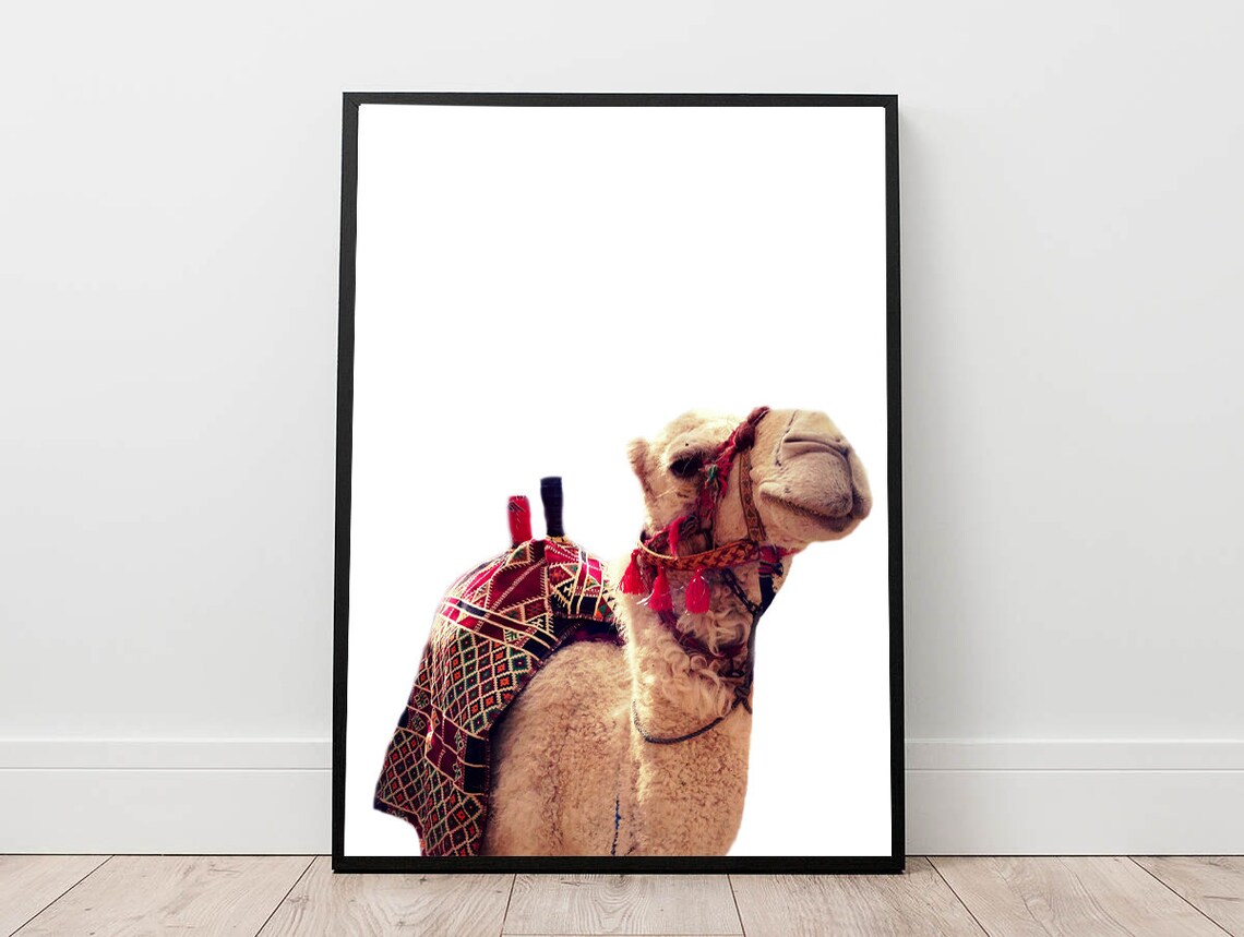 Camel Print Desert Camel Printable Art Bohemian Wall Art - Etsy