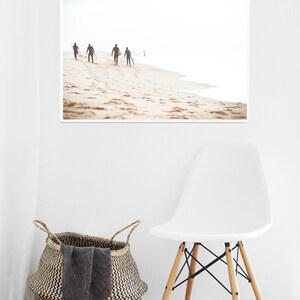 Surfers Print, Beach Wall Art, Ocean Poster, Surf Wall Decor, Minimal ...