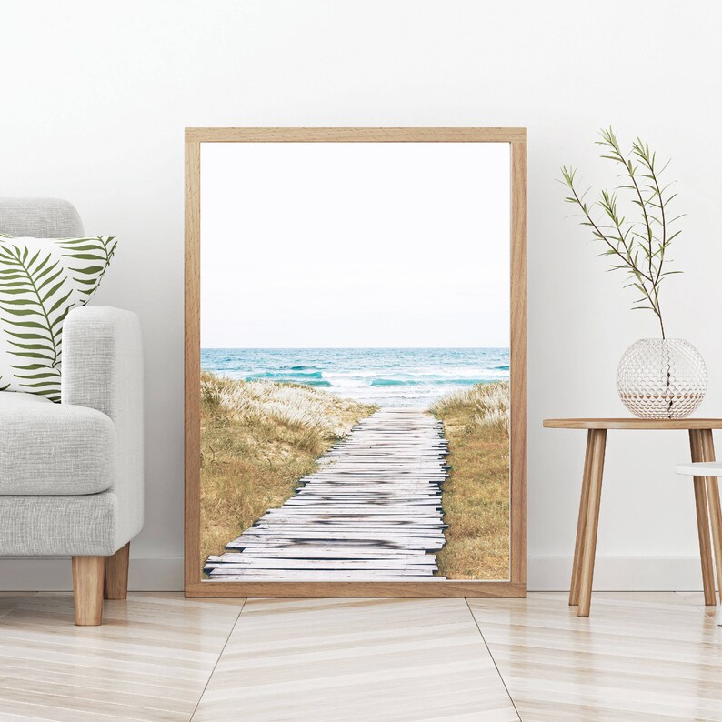 Beach Printable Art Beach Path Print Ocean Wall Art Relax | Etsy