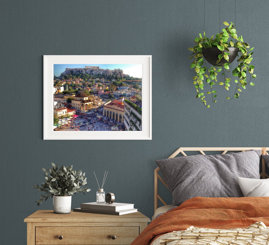 Athens Photography Greece Print Acropolis Parthenon Wall | Etsy
