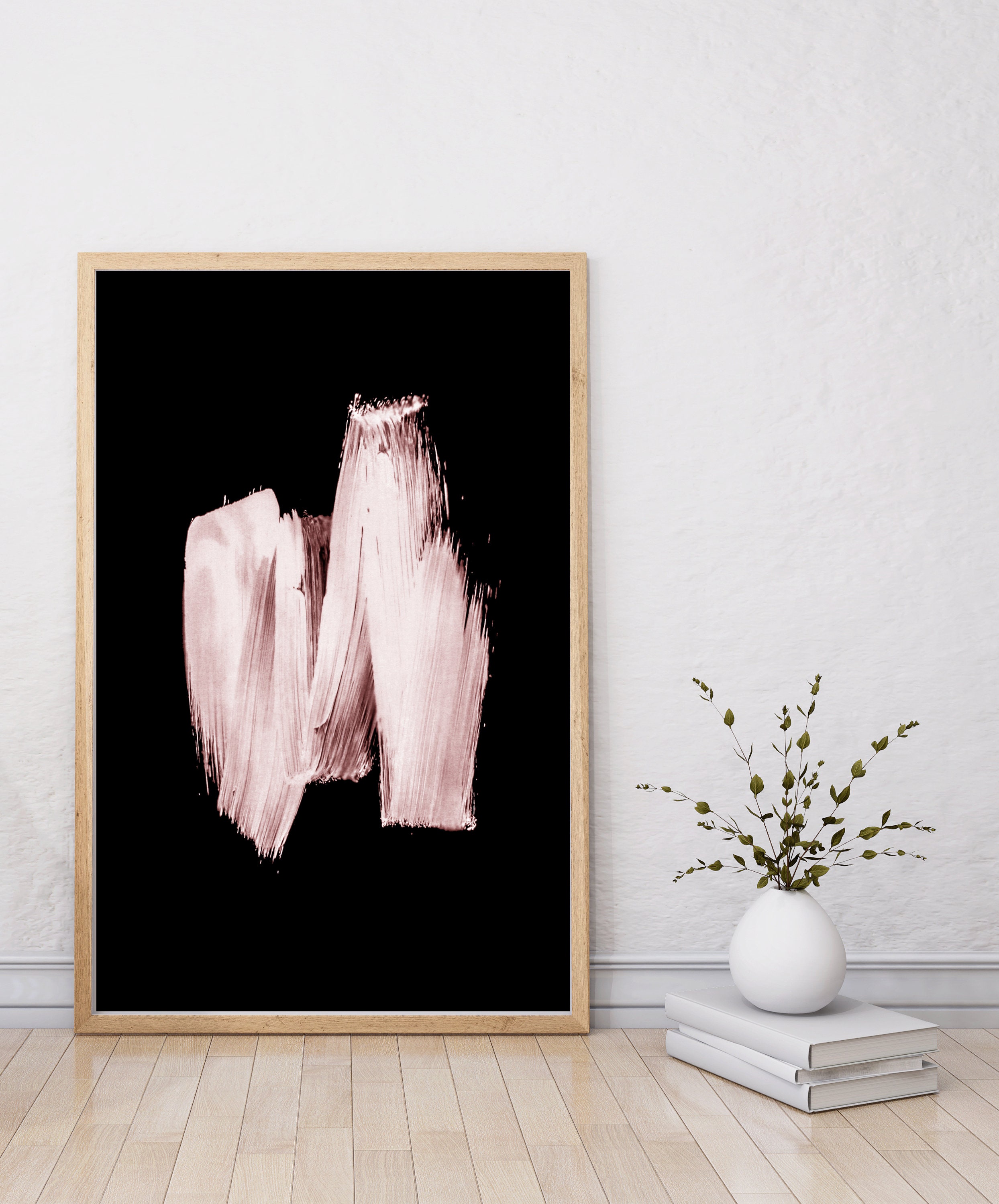 Pink Paint Splash Print Abstract Poster Paint Watercolor - Etsy UK