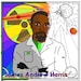 Scientist Coloring Page/poster, B&W PDF: Nuclear Chemist James Andrew ...